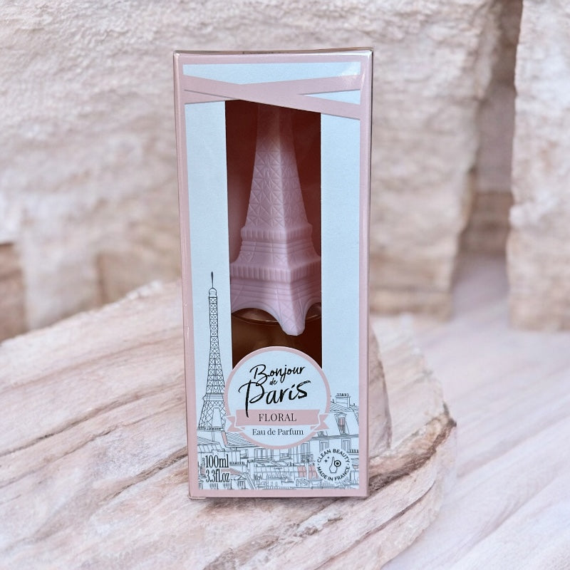 Bonjour de Paris "Floral" Eau de Parfum – Light Pink Eiffel Tower Cap ...