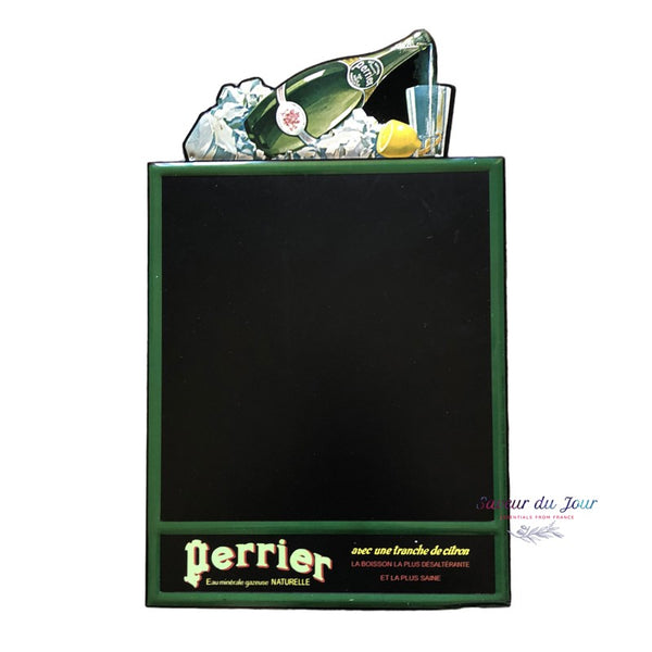 Embossed Tin Sign - Perrier Ardoise – Saveur du Jour
