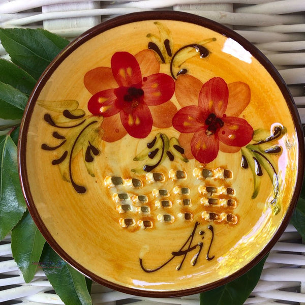Provence Ceramic Garlic Grater - Fragrance Flower – Saveur du Jour